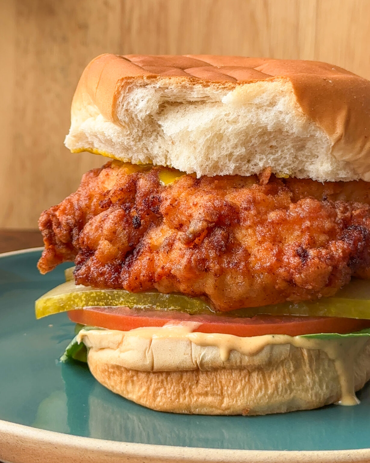 Buttermilk & Pickle Juice Fried Chicken Sandwiches - Dining with Skyler